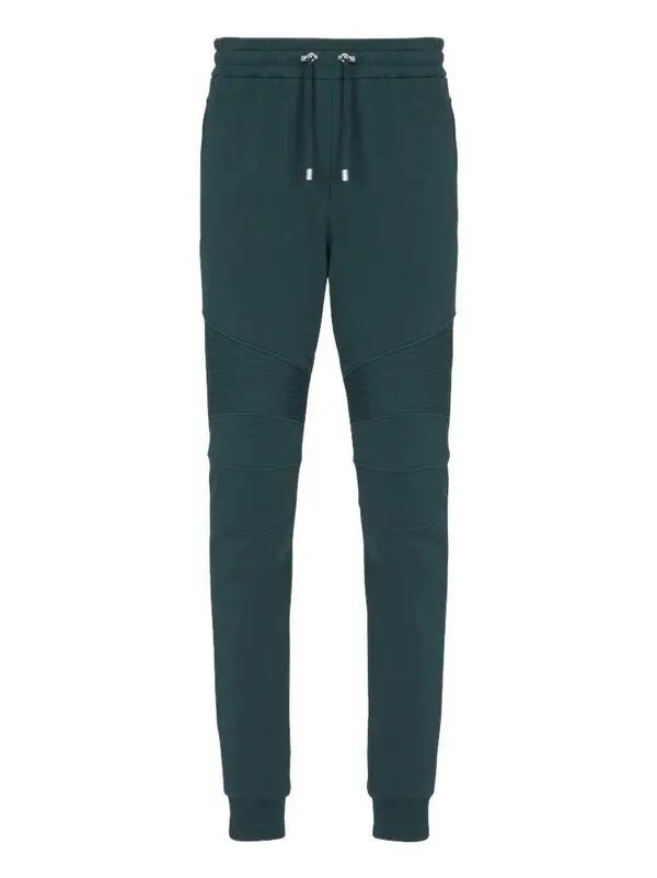 Balmain Drawstring Jogging Pants - Green