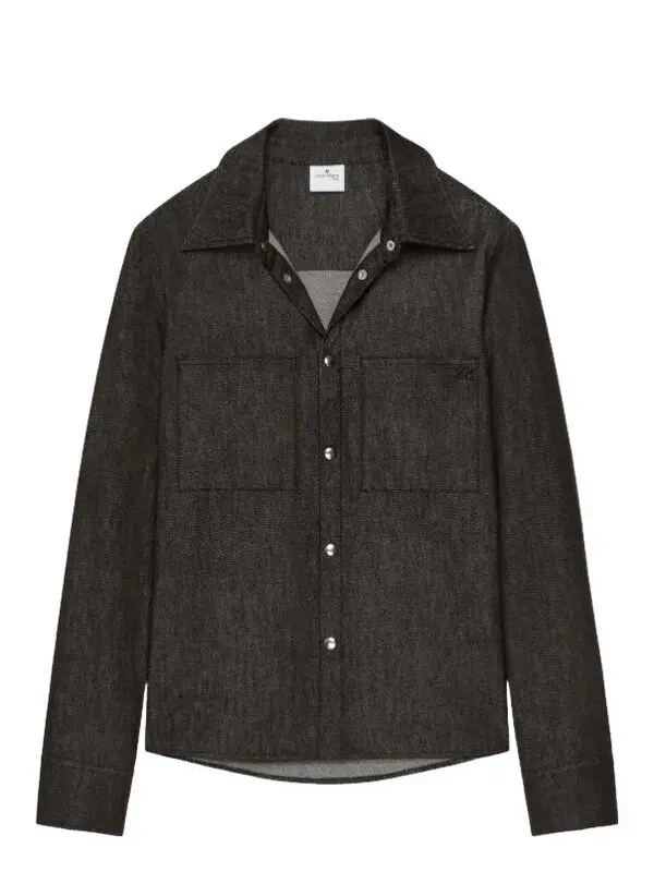COURREGES Button-up Utility Overshirt - Black