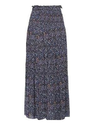 Isabel Marant Étoile Floral Print Mermaid Skirt - Black