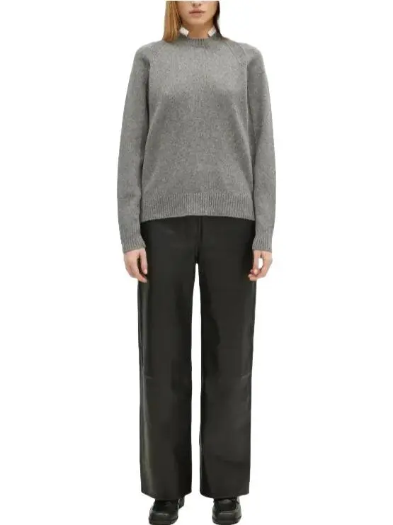 Undercover Raglan Sleeve Button Detail Jumper - Black