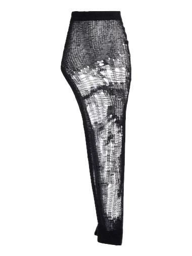 Rick Owens Split Knit Skirt - Gray
