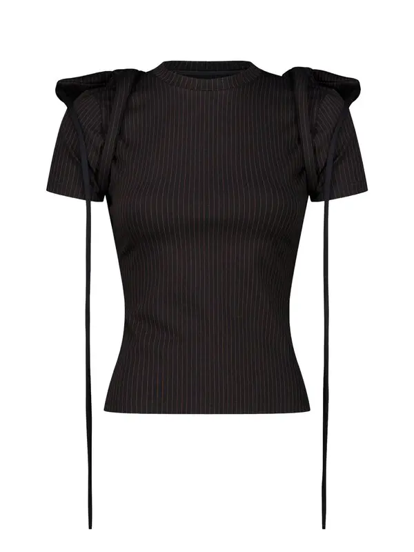 Ottolinger Detachable Hood T-shirt - Black