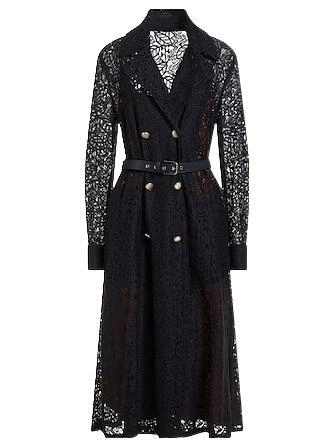 Max Mara Color-blocked Lace Shirt Dress - Black