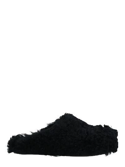 Marni Solid Colour Mules - Black