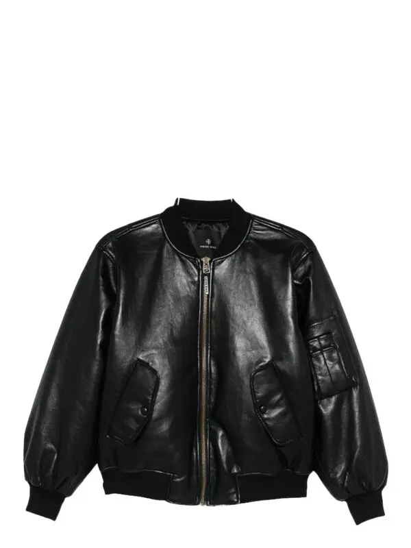 ANINE BING Leon Bomber Jacket - Black