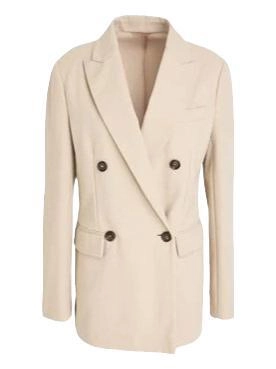 Brunello Cucinelli Double-breasted Blazer - Nude