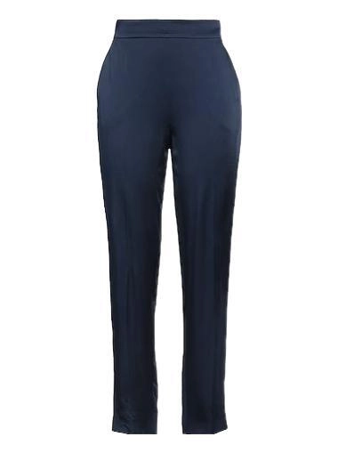 Max Mara Tapered Satin Trousers - Black