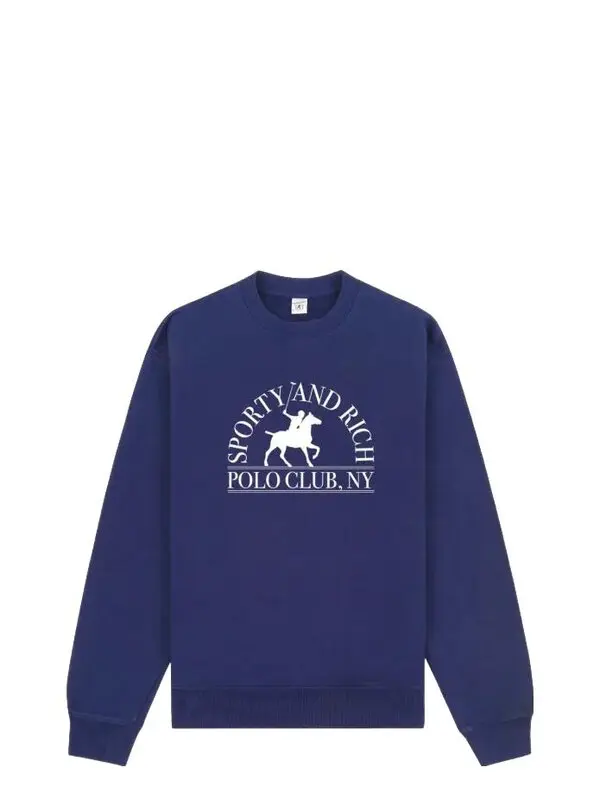 SPORTY  RICH Sporty & Rich Cotton Sweatshirt - No