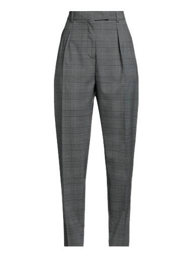 Max Mara Prince Of Wales Check Tapered Trousers - Black