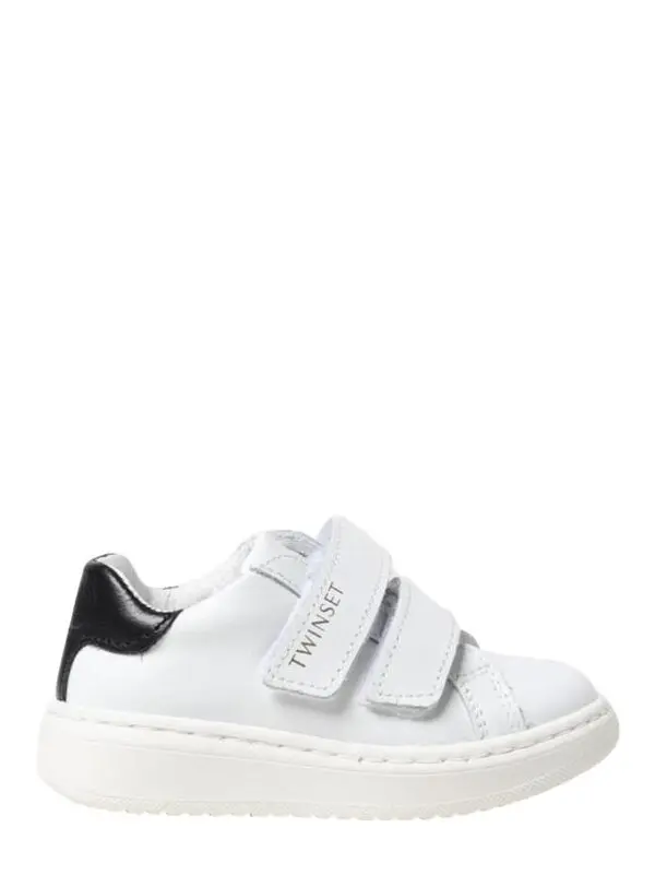 TWINSET Leather Double-strap Sneakers - White