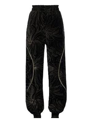 Chloé Velvet Jogger Pants - Black