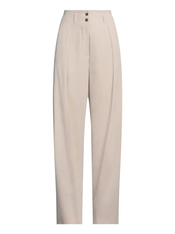 Max Mara Tapered Twill Trousers - Nude