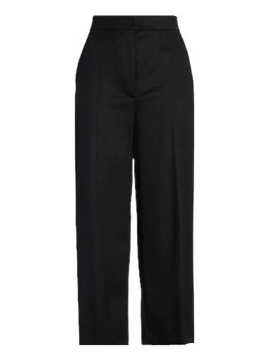 Max Mara Wide Leg Wool Trousers - Black