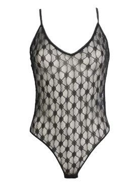 Isabel Marant Étoile Lace Sleeveless Bodysuit - Gray