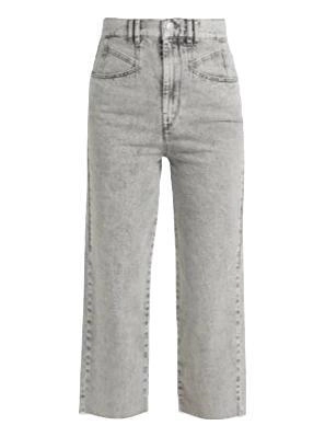 Isabel Marant Étoile High-waisted Straight-leg Jeans - Gray