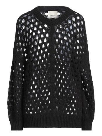 Isabel Marant Étoile Open-knit Crewneck Sweater - Black