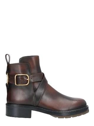 Chloé Buckled Ankle Boots - Black