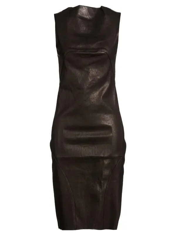 Rick Owens Sleeveless Bodycon Dress - Black