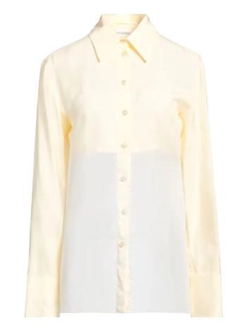 Sportmax Solid Color Chiffon Blouse - White