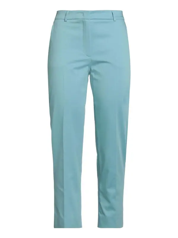 Max Mara Tapered Cropped Trousers - Blue