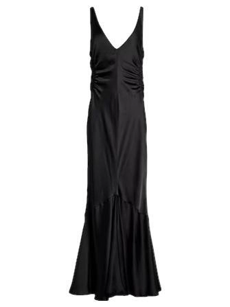 Sportmax Sleeveless V-neck Maxi Dress - Black