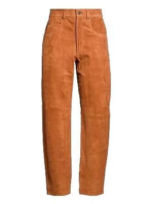 Isabel Marant Étoile High Waisted Tapered Suede Trousers - Brown