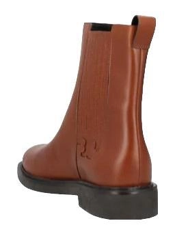 Tory Burch Round Toe Flat Chelsea Boots - Brown