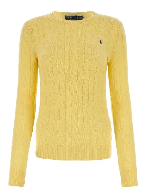 Polo Ralph Lauren Polo Pony Cable-knit Jumper - Yellow