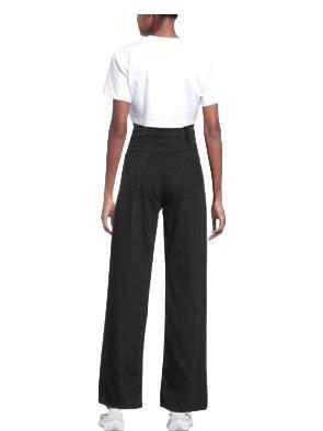 Rag & Bone High-waisted Straight-leg Cropped Jeans - Black