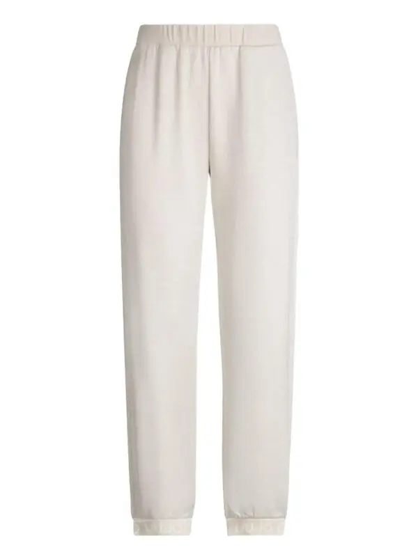 Liu Jo Jacquard Logo Straight-leg Track Pants - Beige