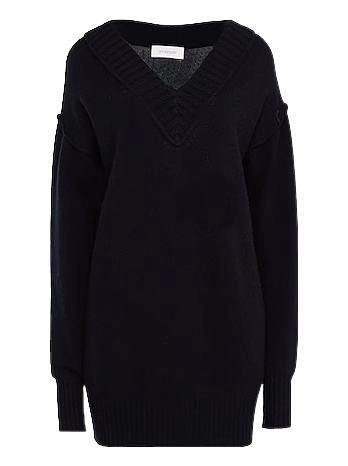 Sportmax Plain Colour Jumpers - Black