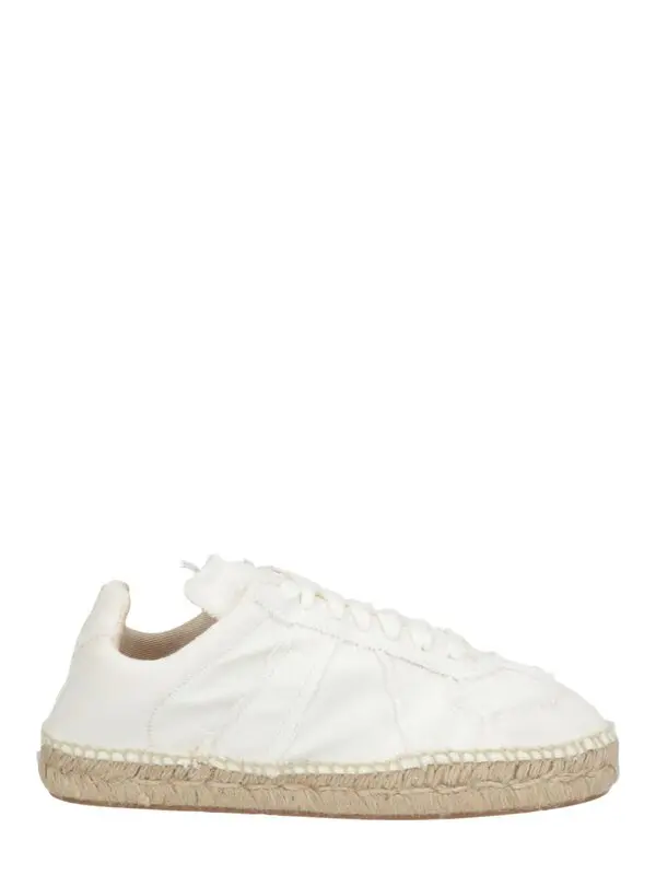 MAISON MARGIELA Canvas Espadrille Sneakers - White