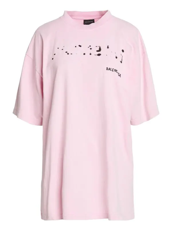 Balenciaga Oversized Short-sleeve T-shirt - Pink