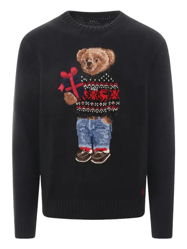 Polo Ralph Lauren Polo Bear Intarsia-knit Jumper - Multicolor