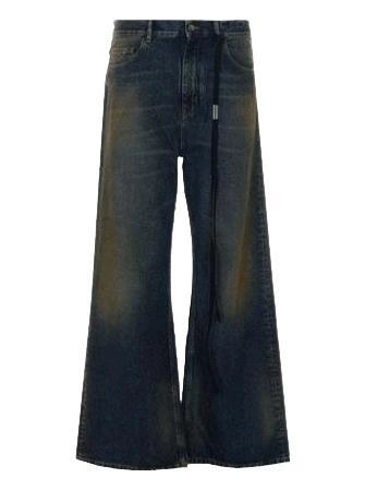 ANN DEMEULEMEESTER Faded Flared Jeans - Dark Blue