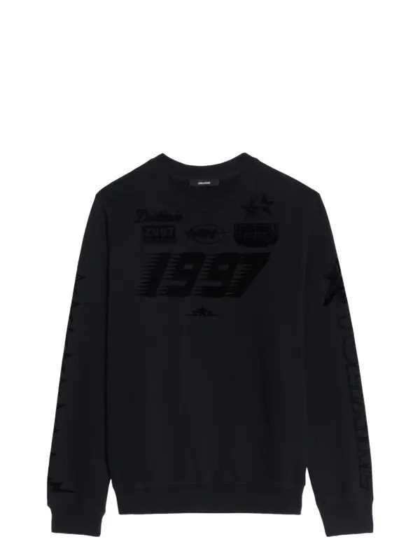 Zadig&Voltaire Floc Graphic Sweatshirt - Black