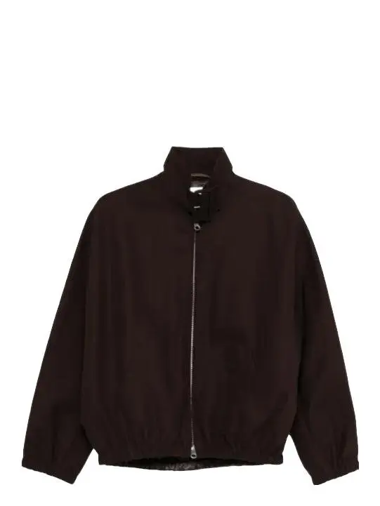 COURREGES Zip-up Bomber Jacket - Black