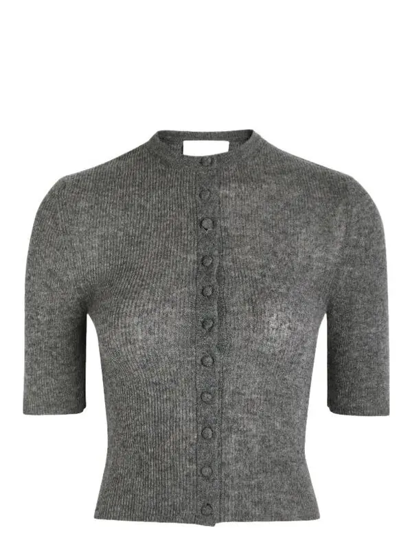 Citizens Of Humanity Button Rib Tabitha Cardigan - Gray