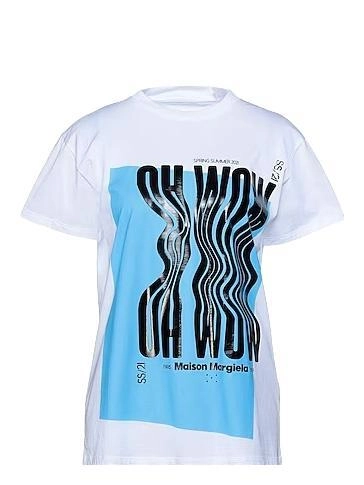 MAISON MARGIELA Solid Printed T-shirt - White