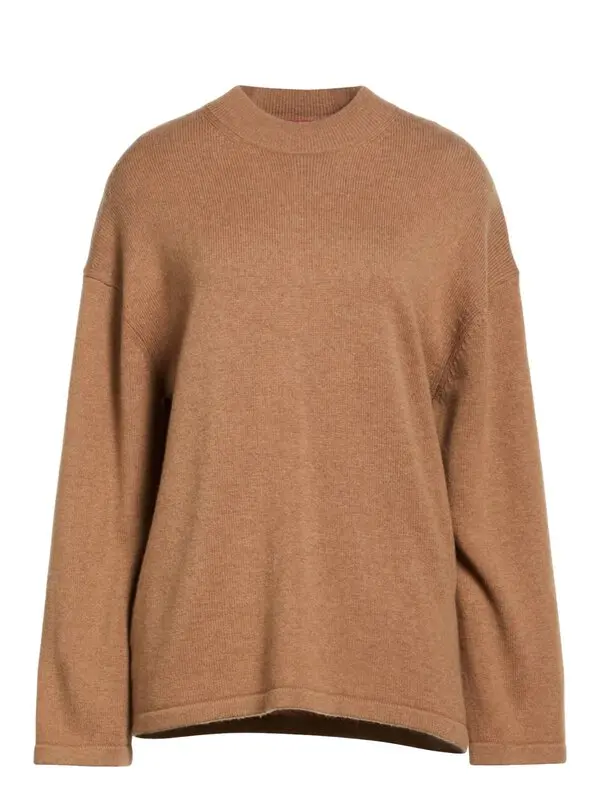 Max Mara Crew Neck Knit Sweater - Brown