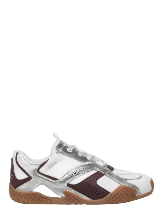 Versace Galaxia Logo Sneakers - White  Silver