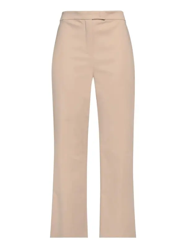 Max Mara High-waisted Bootcut Trousers - Nude