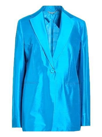 Max Mara Single-breasted Shantung Blazer - Blue
