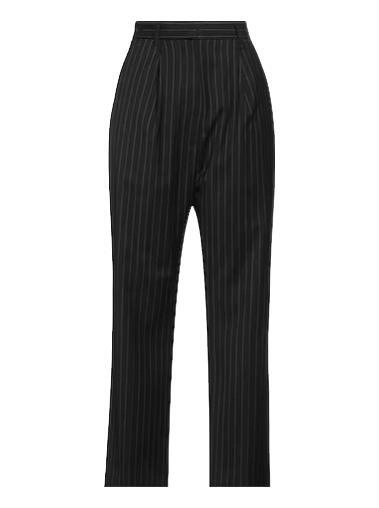 MAISON MARGIELA Tailored Striped Trousers - Black