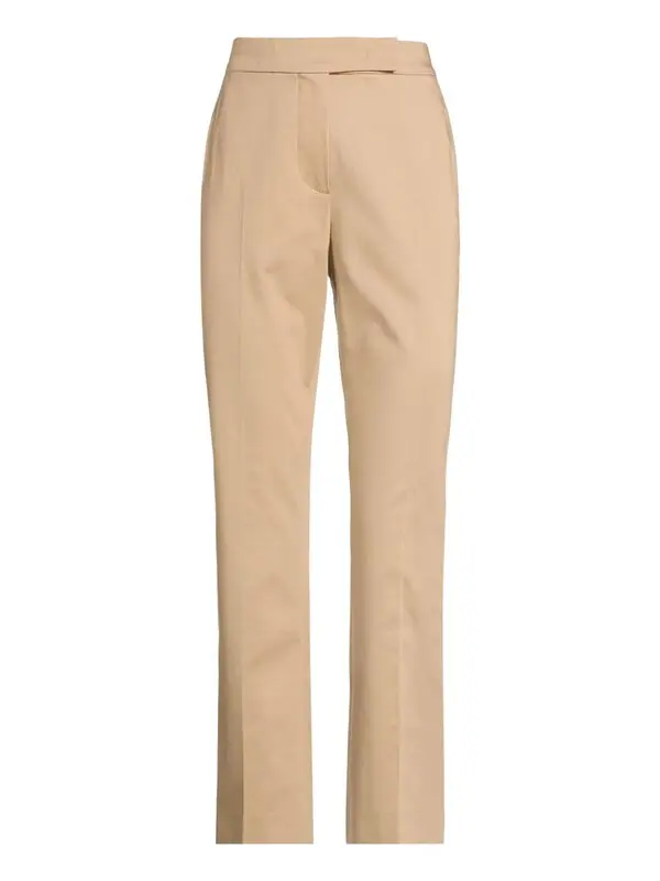 Max Mara Minimalist Solid-color Trousers - Nude