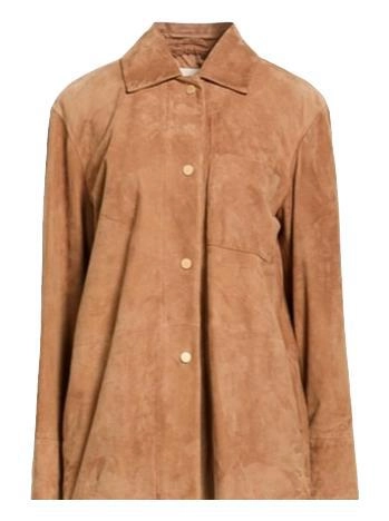 Max Mara Suede Single-breasted Jacket - Nude