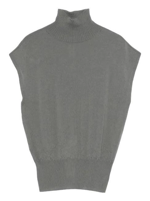 Rick Owens Sleeveless Turtleneck Top - Euca