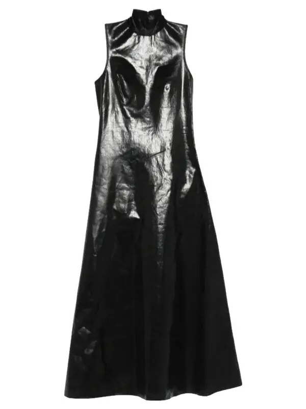 Alexander Wang High Neck Sleeveless Maxi Dress - Black