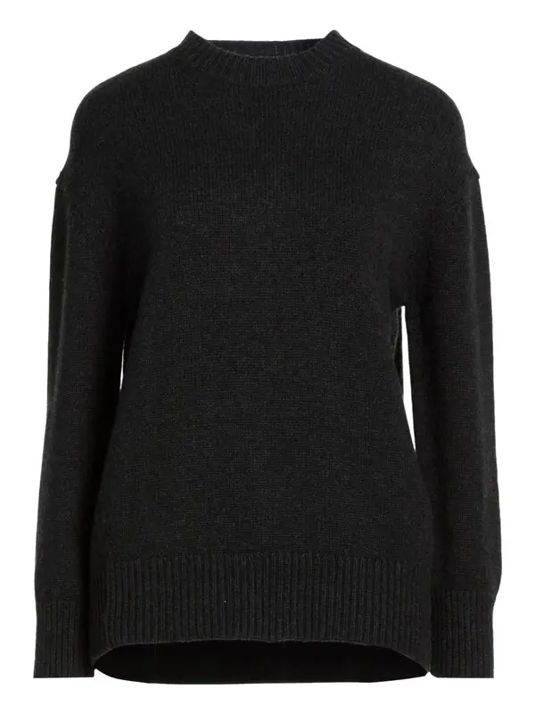 Max Mara Medium-thick Wool Knitted Sweater - Black