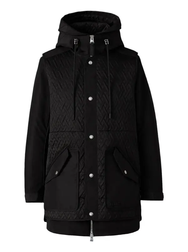Mackage Melda Quilted Hooded Jacket - Black